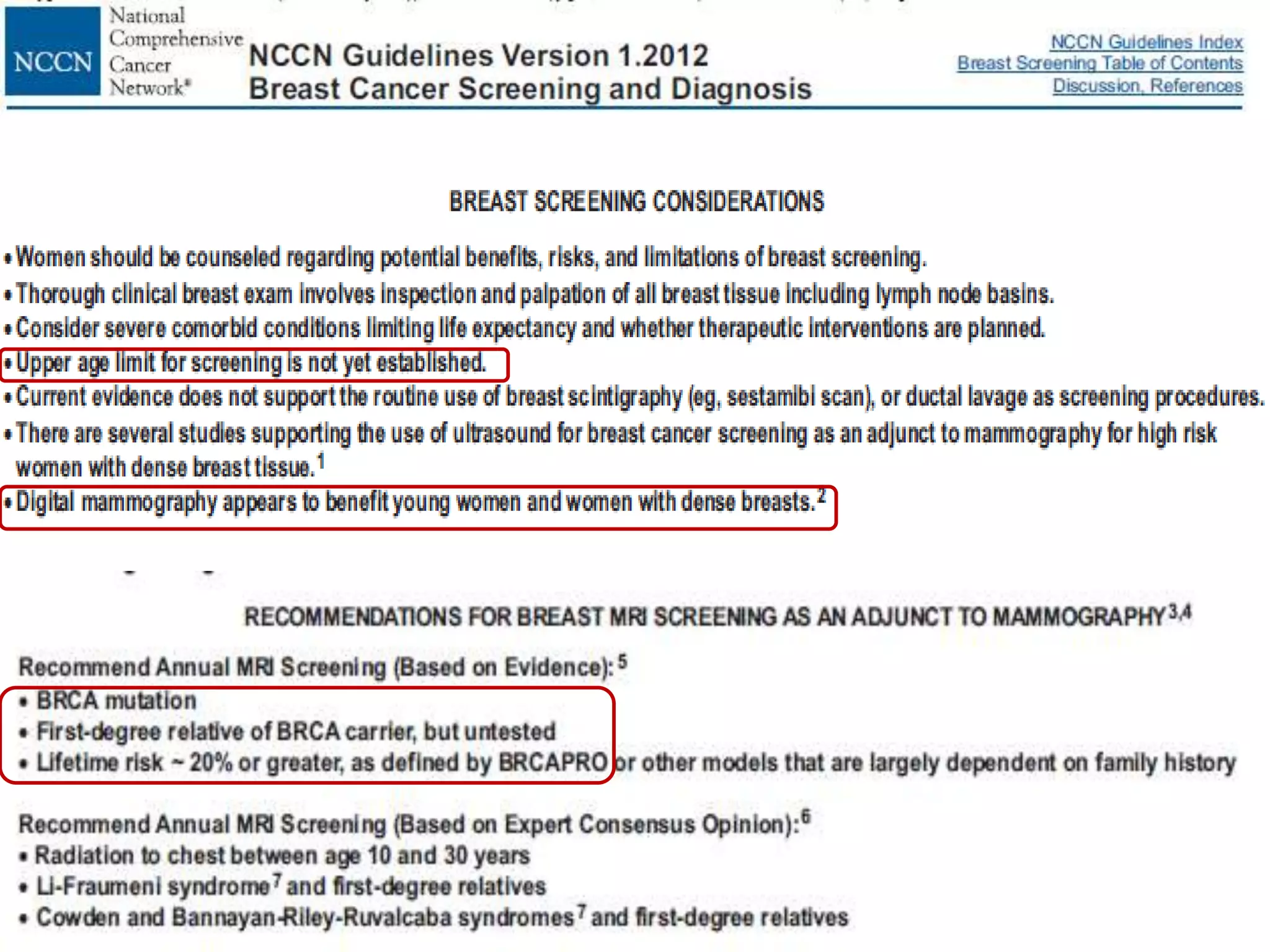 Cancer screening ppt. | PPTX