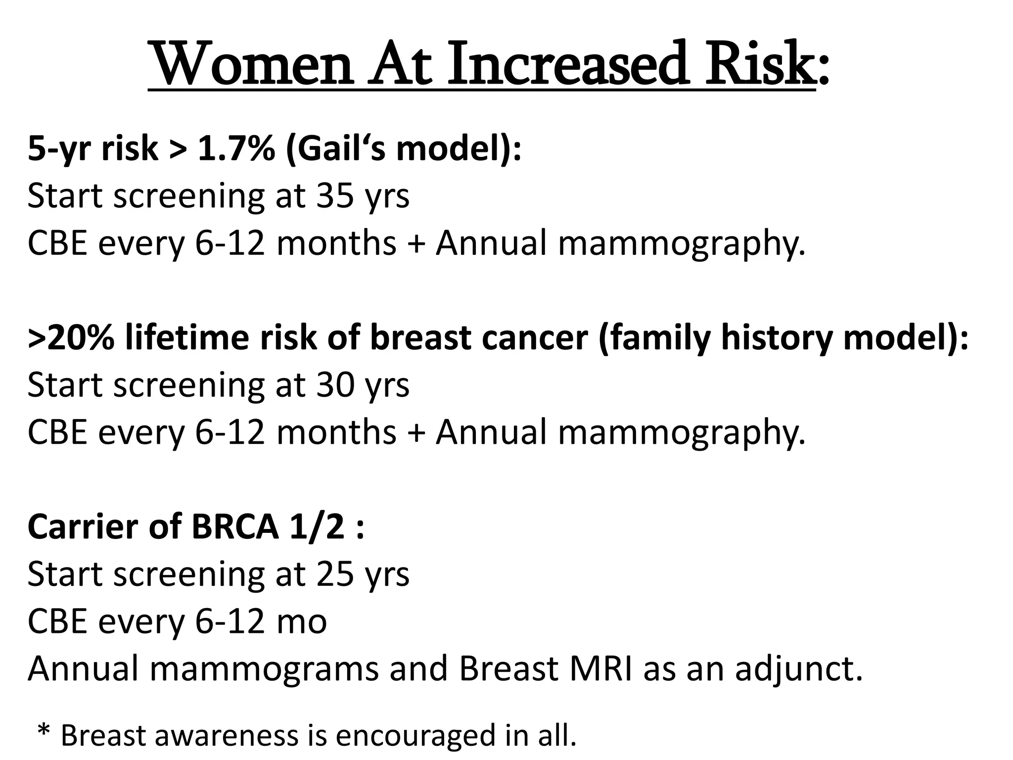 Cancer screening ppt. | PPTX