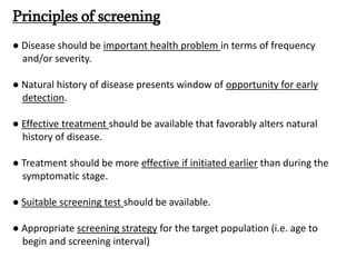 Cancer screening ppt. | PPTX