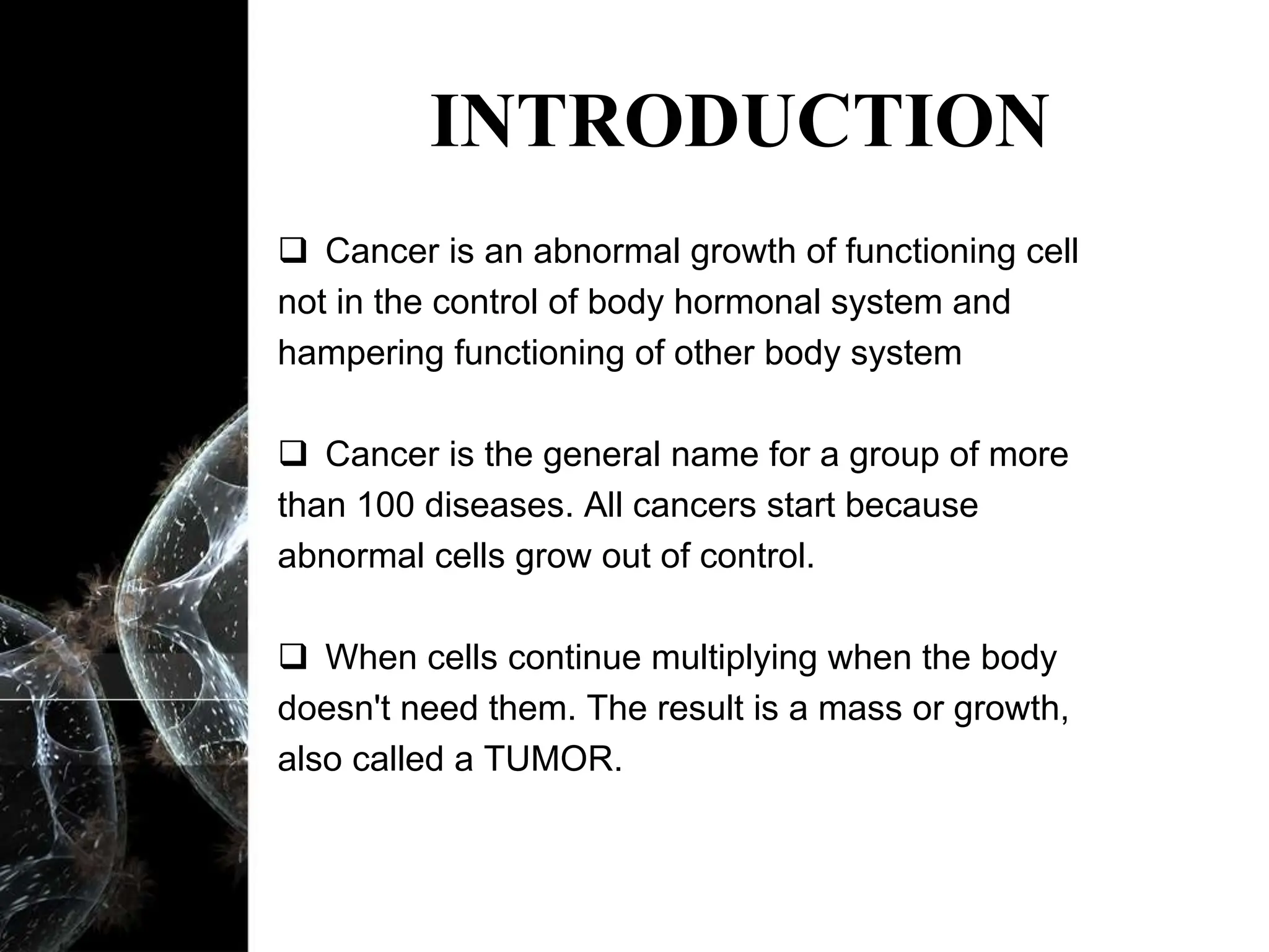 CANCER SeminarCancer Overview Type of Cancer.pptx