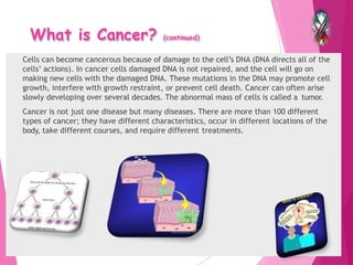 Cancer slides | PDF | Cancer | Diseases and Conditions