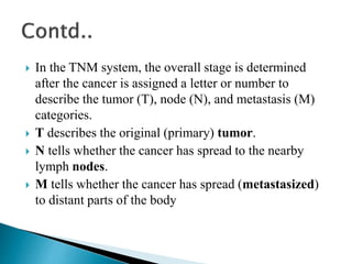 Cancer Staging | PPTX