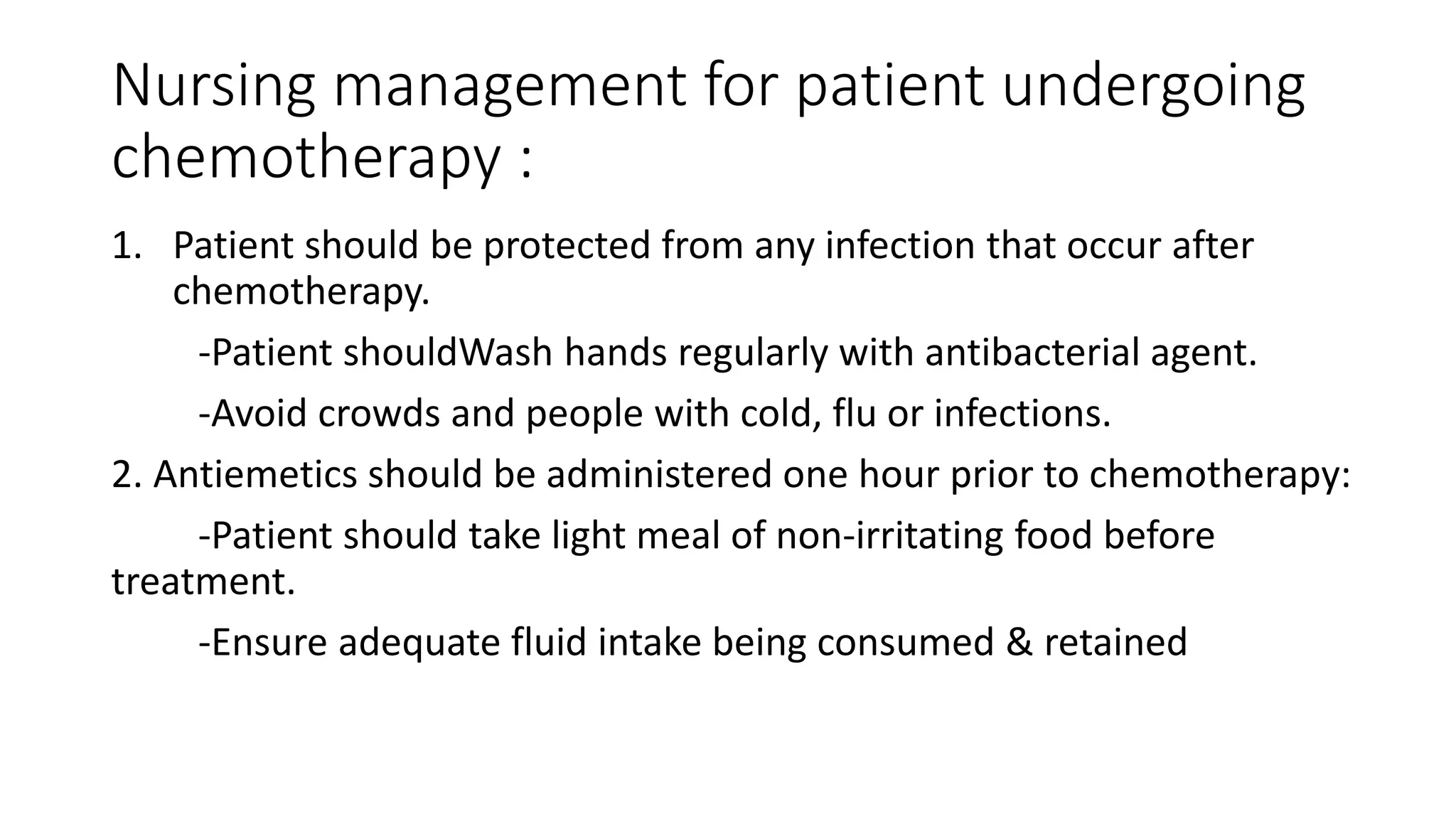 cancer treatment modalities medical surgical nursing | PPTX