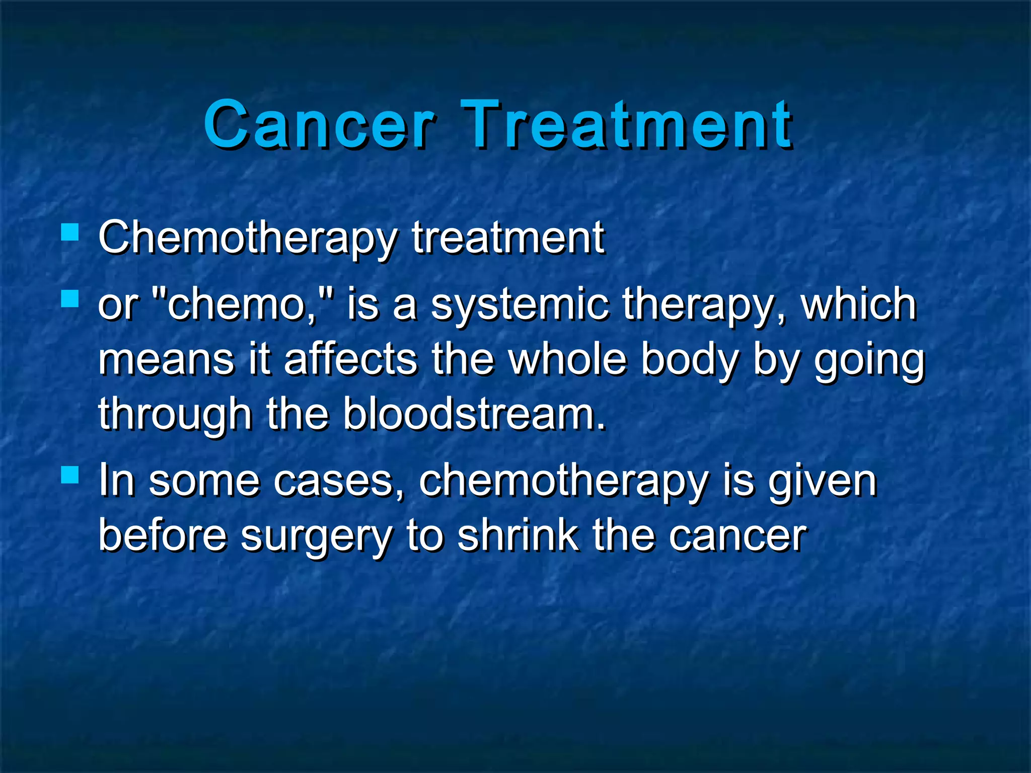 Cancer PPT (From Mrs. Brenda Lee) | PPT