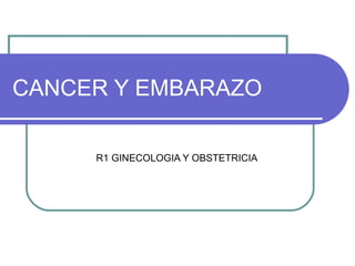 Cancer y embarazo | PPT