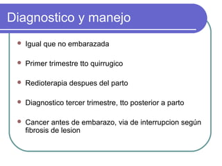 Cancer y embarazo | PPT