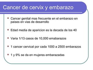 Cancer y embarazo | PPT