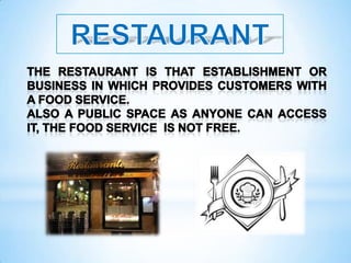 Types of restaurants | PPTX