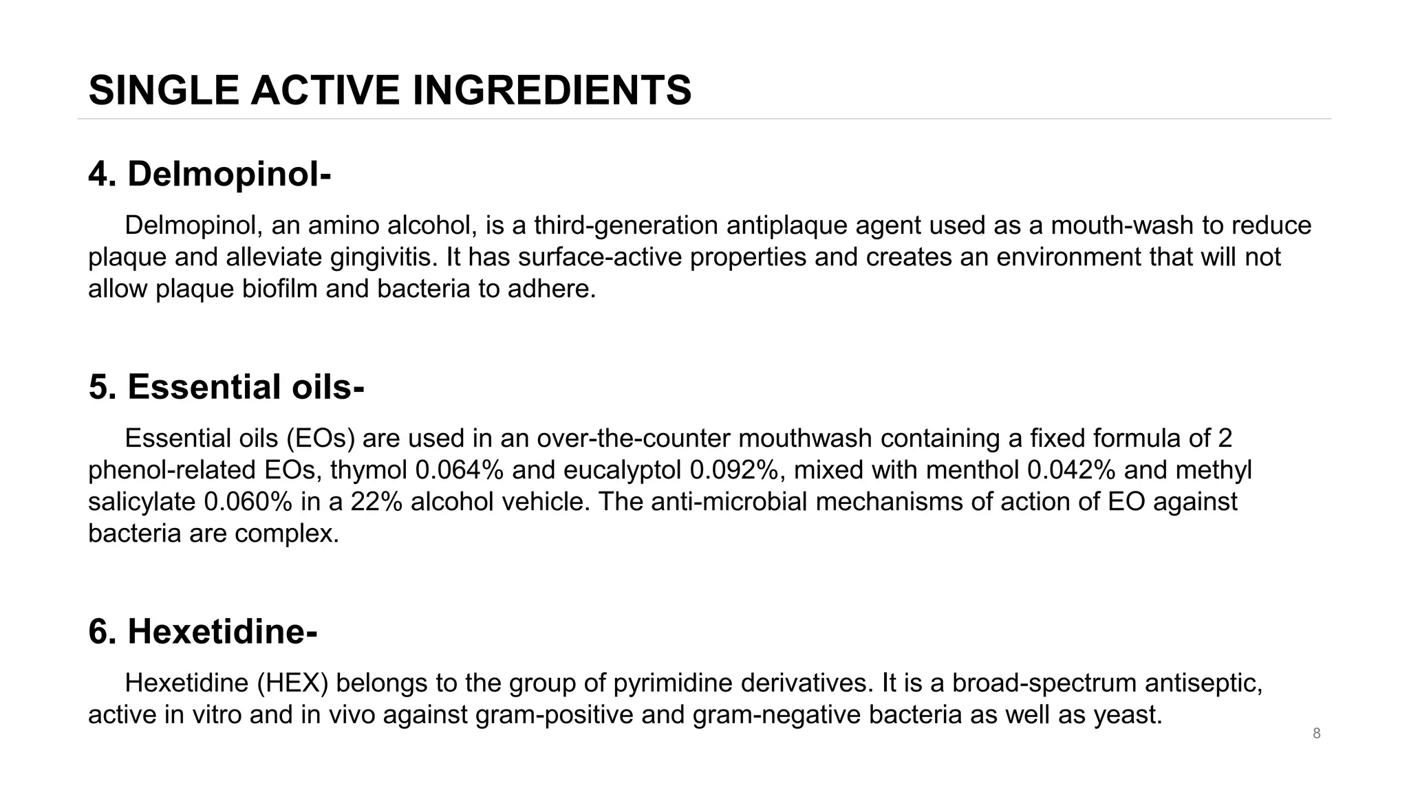 Can Chemical Mouthwash Agents Achieve Plaque or Gingivitis Control- ppt ...