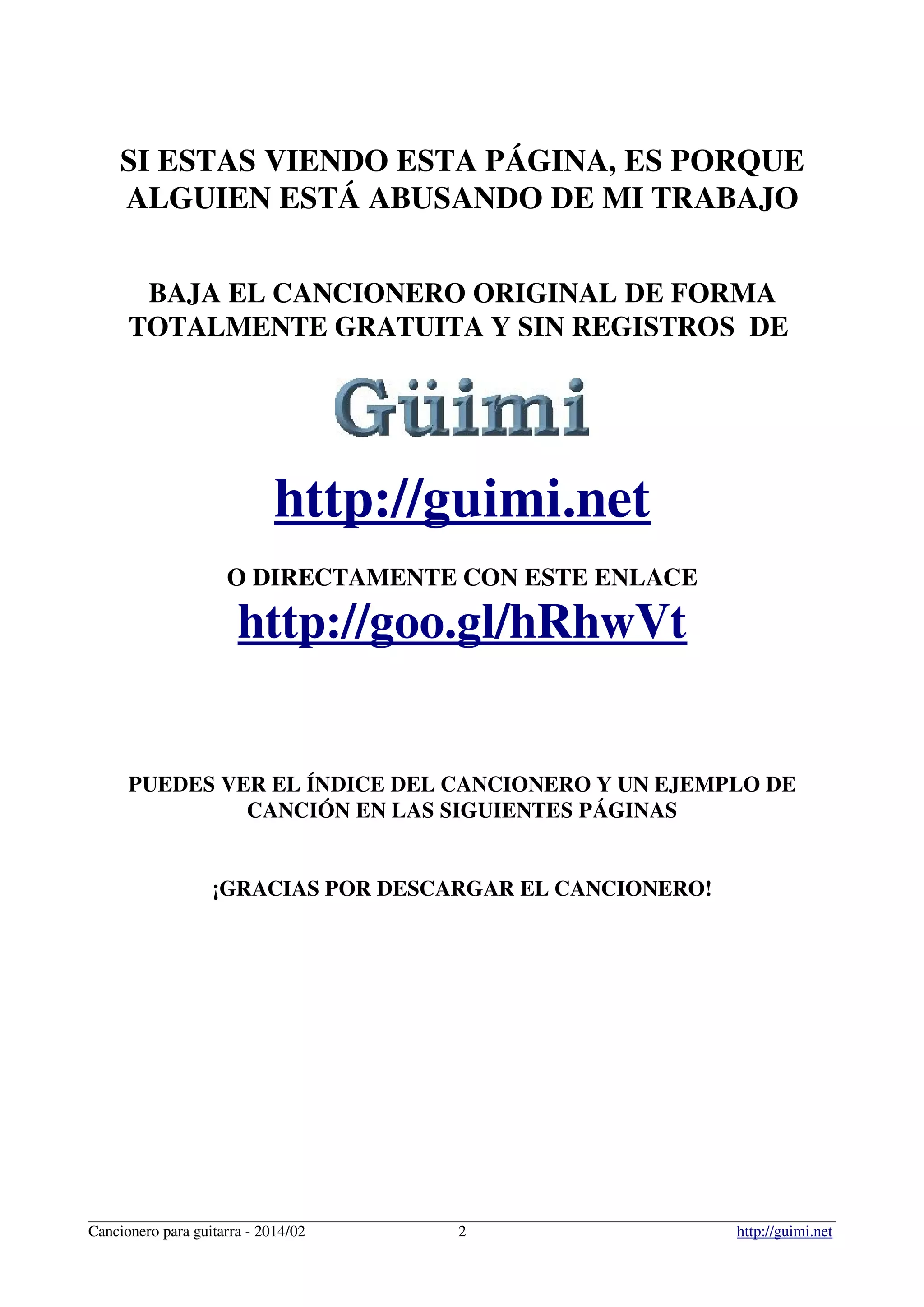 Cancionero guimi | PDF