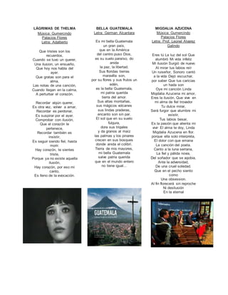 Canciones Y Poemas Guatemaltecos Docx