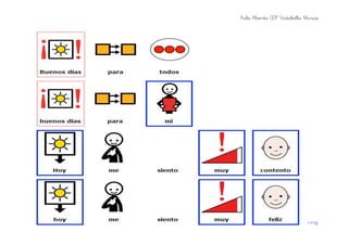 Canción para dar los buenos días .Pictogramas de ARASAAC. | PDF