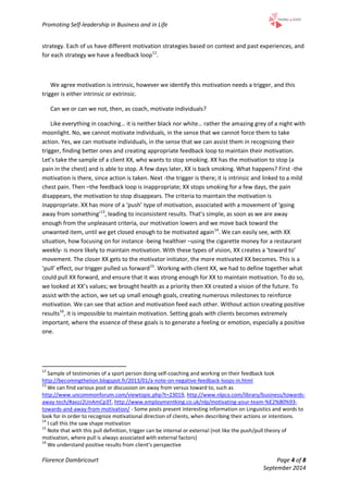 Can coaches motivate individuals? A short essay | PDF