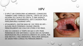 Cancro mole e hpv | PPT