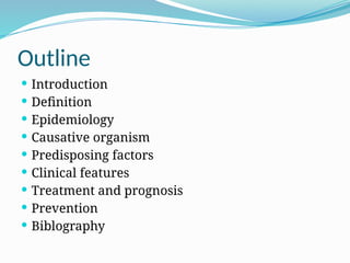 CANCRUM ORIS IN RURAL SETTINGS AND PREVENTION | PPTX