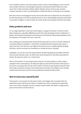 Can dairy cause acne? | PDF