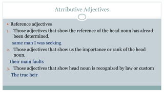 Adjectives | PPTX