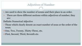 Adjectives | PPTX