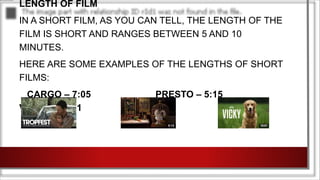 Codes and Conventions of short films | PPTX