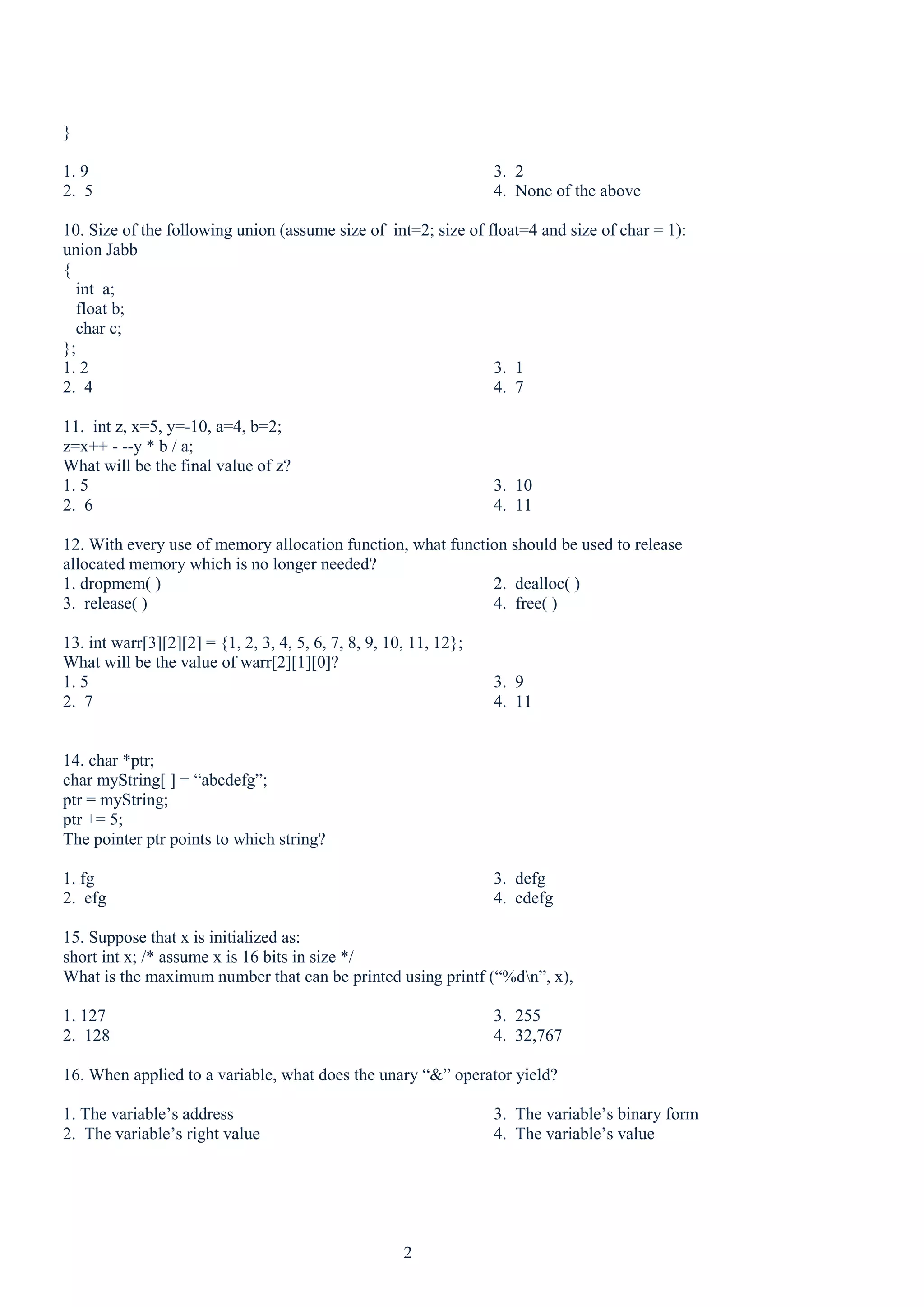 C and data structure | PDF