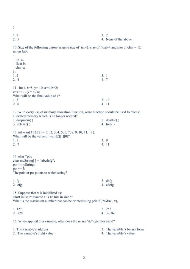 C and data structure | PDF