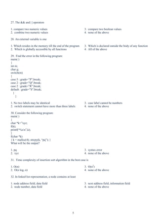 C and data structure | PDF