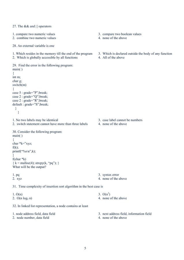 C and data structure | PDF