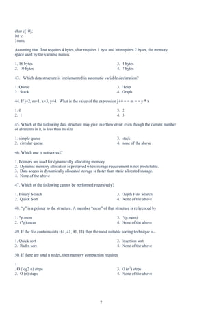 C and data structure | PDF