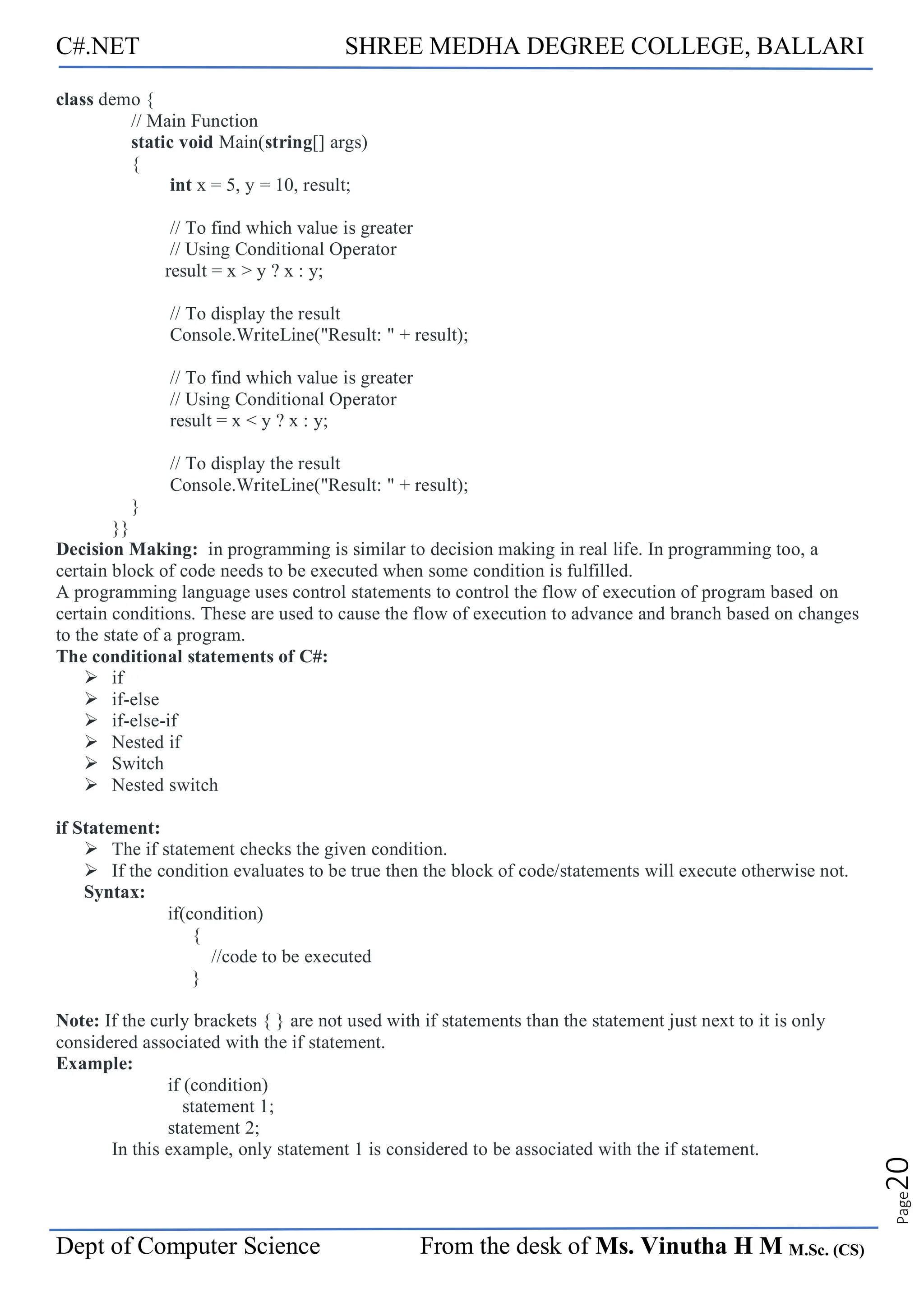 C# and Dot Net Framework 1st & 2nd Unit.pdf