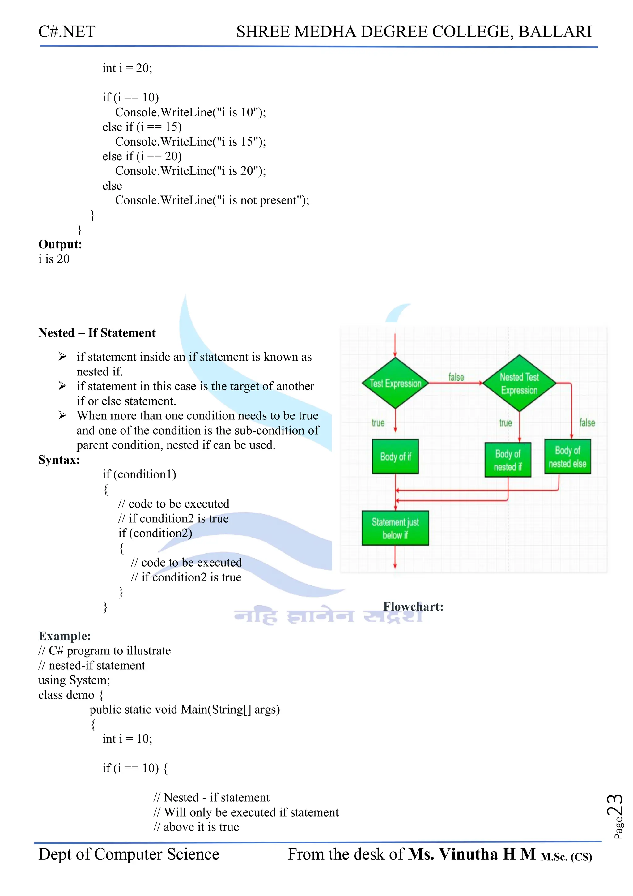 C# and Dot Net Framework 1st & 2nd Unit.pdf