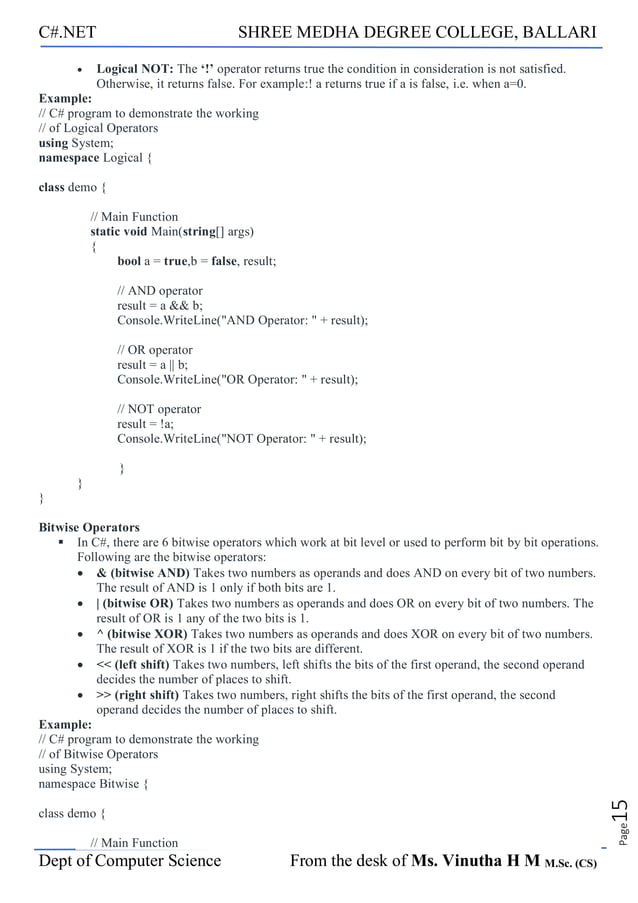 C# and Dot Net Framework 1st & 2nd Unit.pdf
