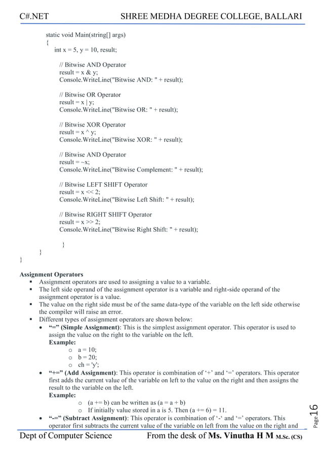 C# and Dot Net Framework 1st & 2nd Unit.pdf