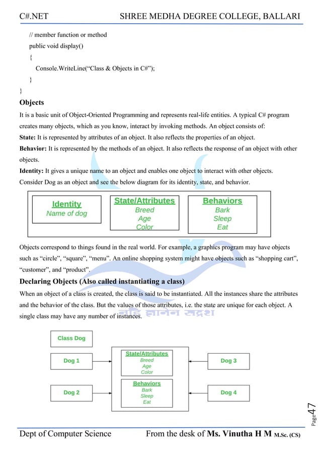 C# and Dot Net Framework 1st & 2nd Unit.pdf