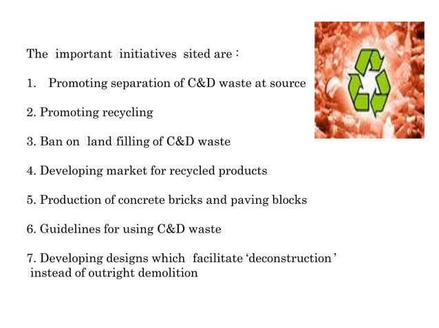 C and d waste ppt | PPTX