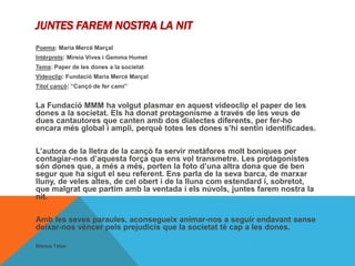 "Cançó de fer camí" | PPTX