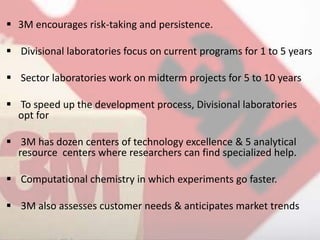 creativity and innovation of 3M | PPTX
