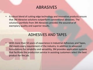 creativity and innovation of 3M | PPTX