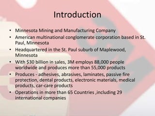 creativity and innovation of 3M | PPTX