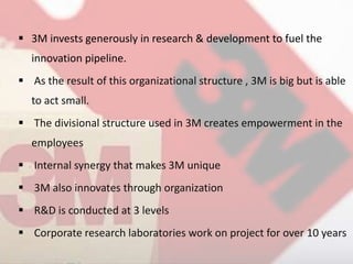 creativity and innovation of 3M | PPTX