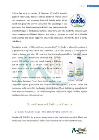 Candia milk failure and revival REBRANDING | DOCX