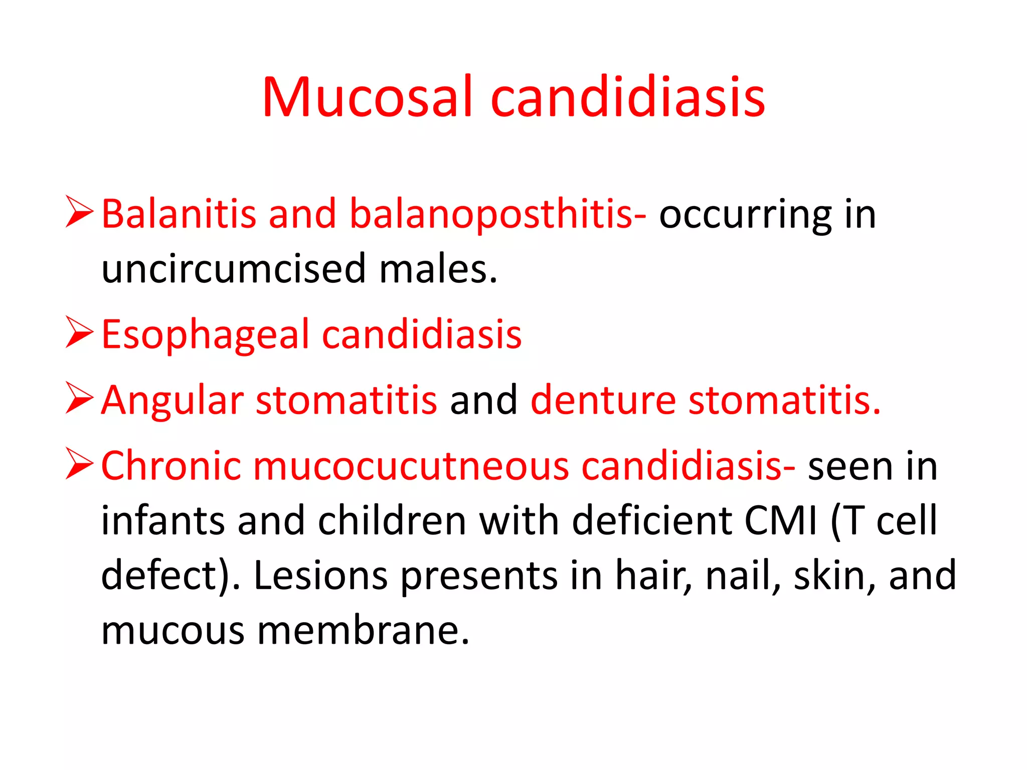 Candida | PPTX | Skin and Dermatology | Diseases and Conditions