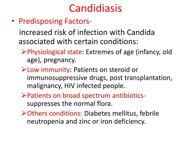 Candida | PPTX | Skin and Dermatology | Diseases and Conditions