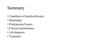 Candida oral pathology. .pptx