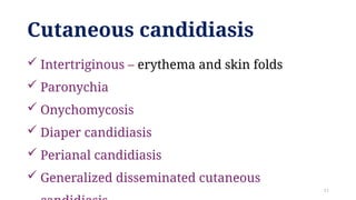 Candida albicans - opportunistic mycoses.pptx
