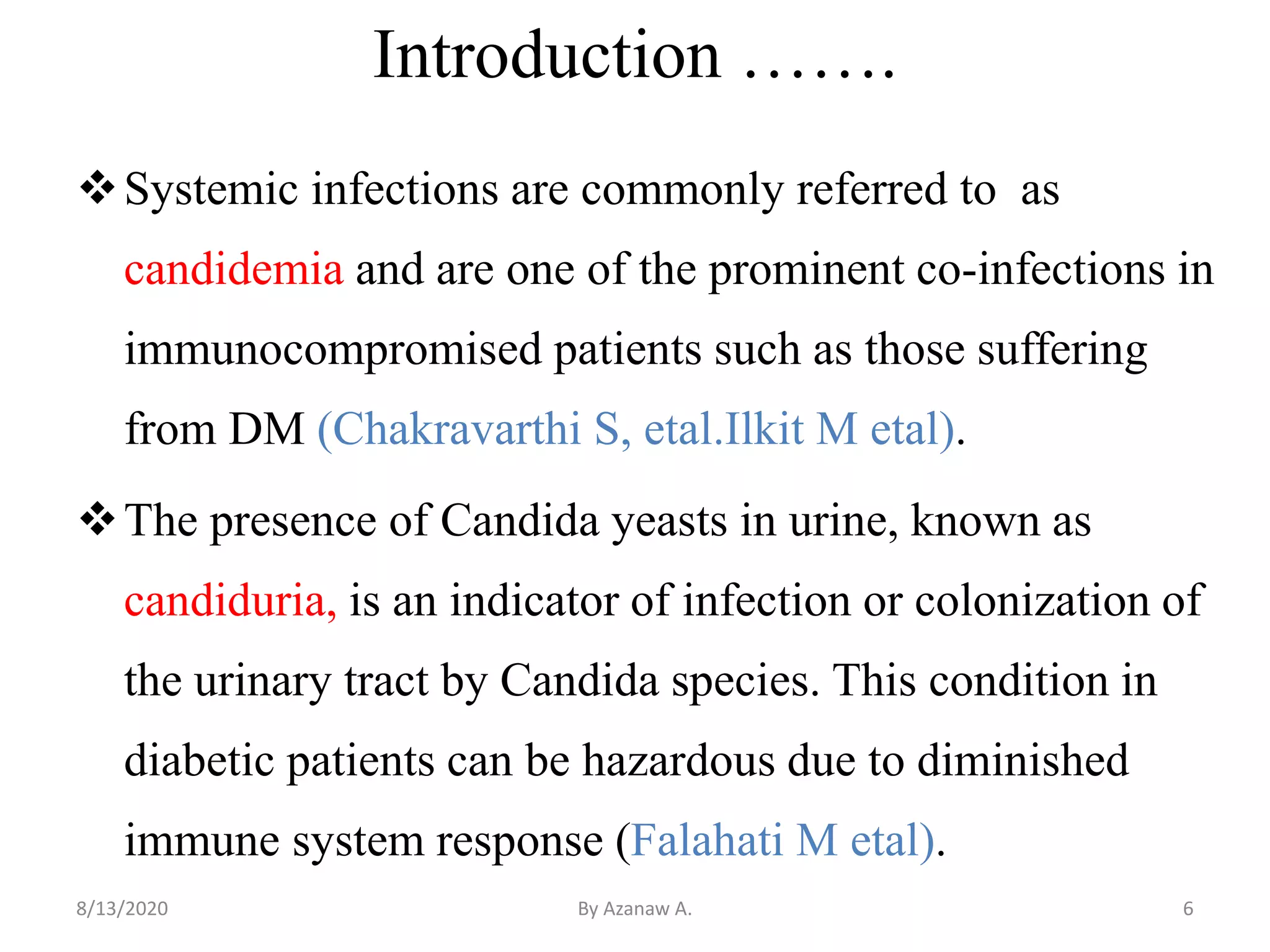 Candidaisis in diabetics patients | PDF