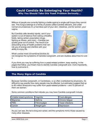 Candida-Special-Report | PDF