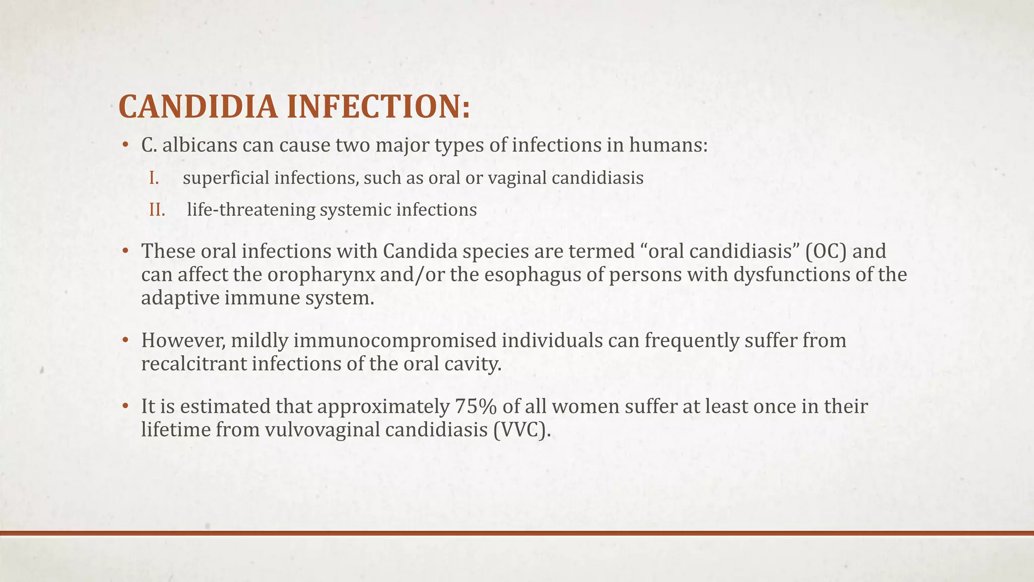 Candida albicans pathogenicity mechanisms.pptx 222222 | PPTX