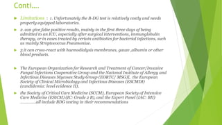 Candida in icu and diagnosis DR M.L. PRASHANTH MD IDCCM | PPT