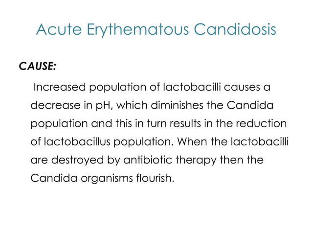 Candidal infections of the oral cavity | PPTX | Dental Health ...