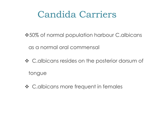 Candidal infections of the oral cavity | PPTX | Dental Health ...